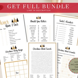 Christmas Raffle Tickets, Printable Holiday Raffle Tickets, Christmas ...