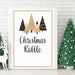 Christmas Raffle Tickets, Printable Holiday Raffle Tickets, Christmas ...