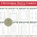 Printable Christmas Game Bundle, Holiday Party Games, 16 Games Included ...