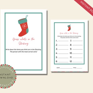 Printable Christmas Game Bundle, Holiday Party Games, 16 Games Included ...