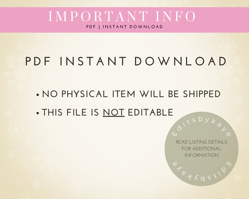 Pink Snowflake Christmas Game, Guess Whats in the Stocking, Printable ...