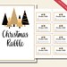 Christmas Raffle Tickets, Printable Holiday Raffle Tickets, Christmas ...
