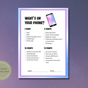 Horoscope Party Game, Printable Zodiac Party Games, Astrology Game - Etsy