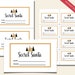 Secret Santa Tickets Printable Secret Santa Tickets - Etsy