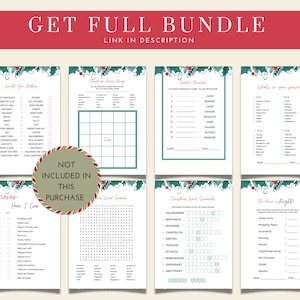 Guess Whats in the Stocking Christmas Party Game, Printable Holiday ...