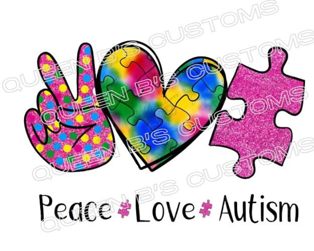 Autism PNG - Etsy