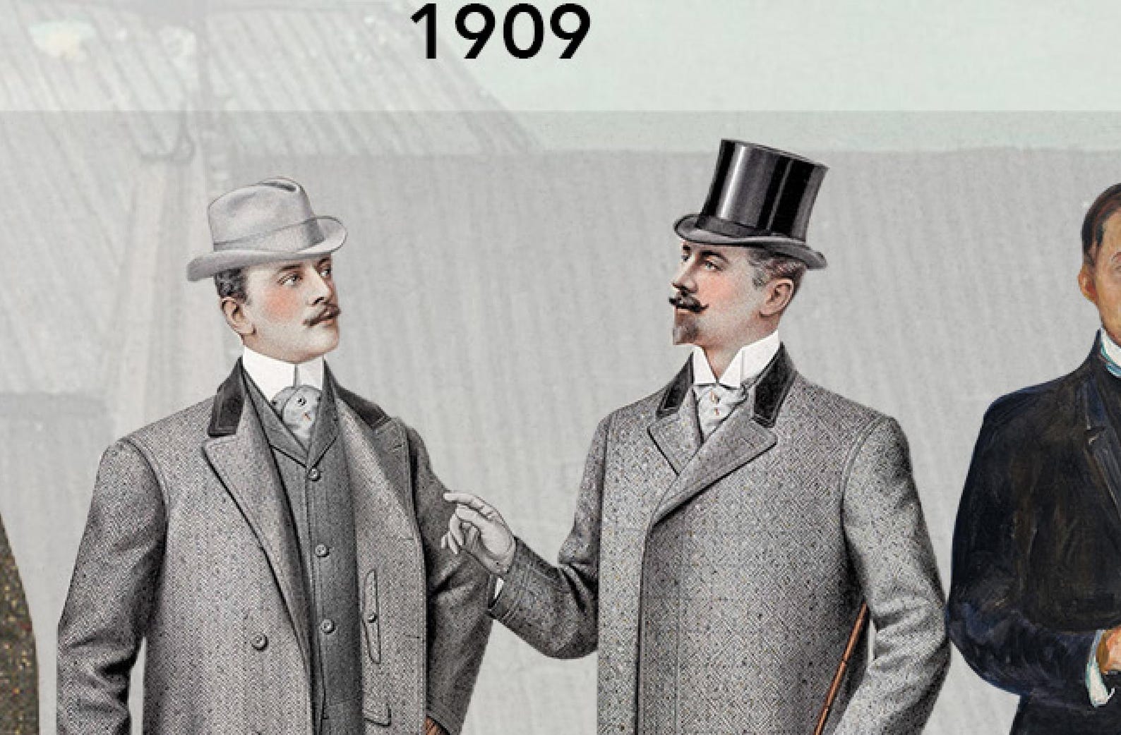 1900s Poster. Fashion Timeline - Etsy