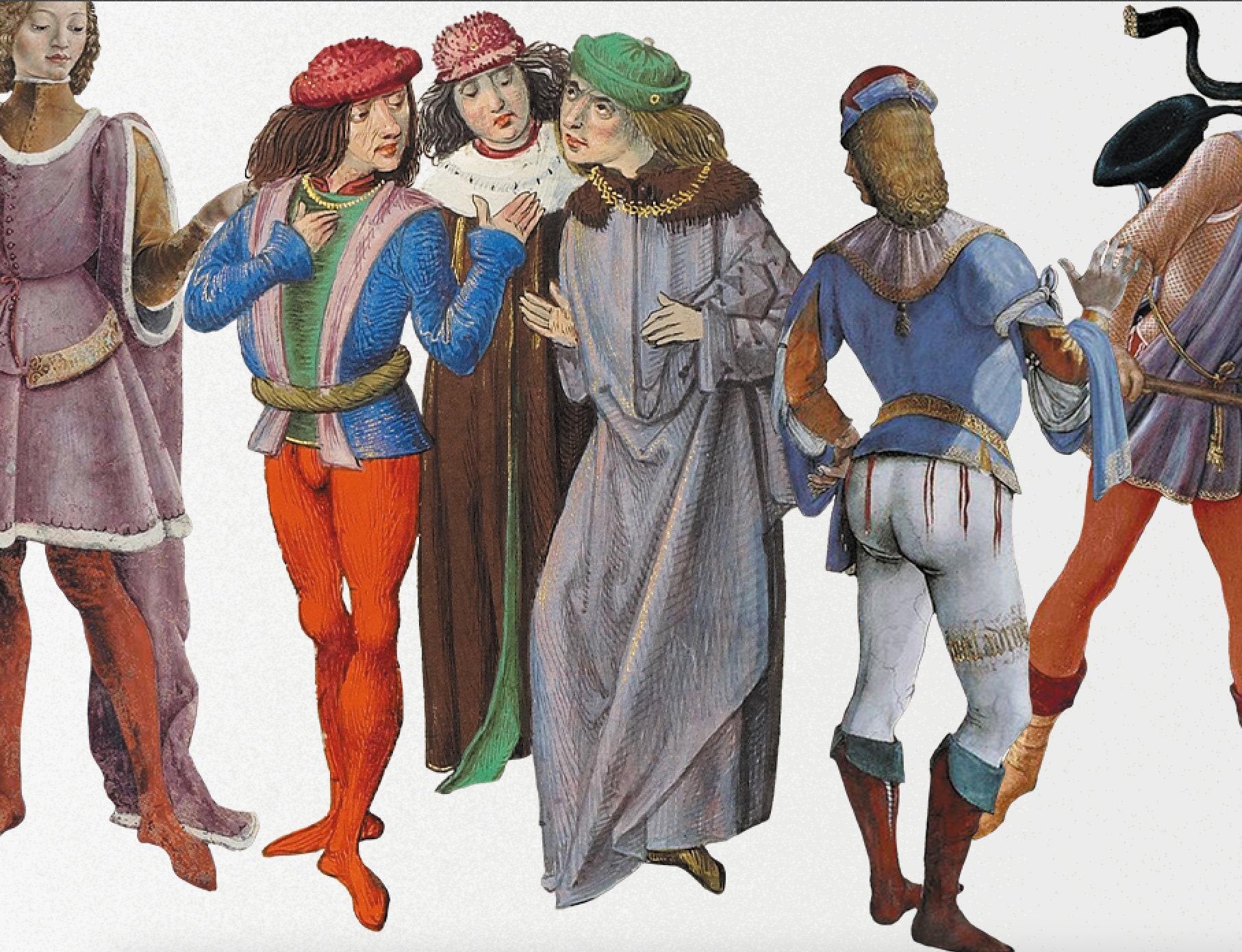 15th Century. Fashion Poster Infographic. - Etsy