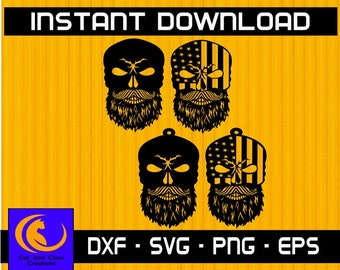 Flag Skull With Mask Svg - Etsy