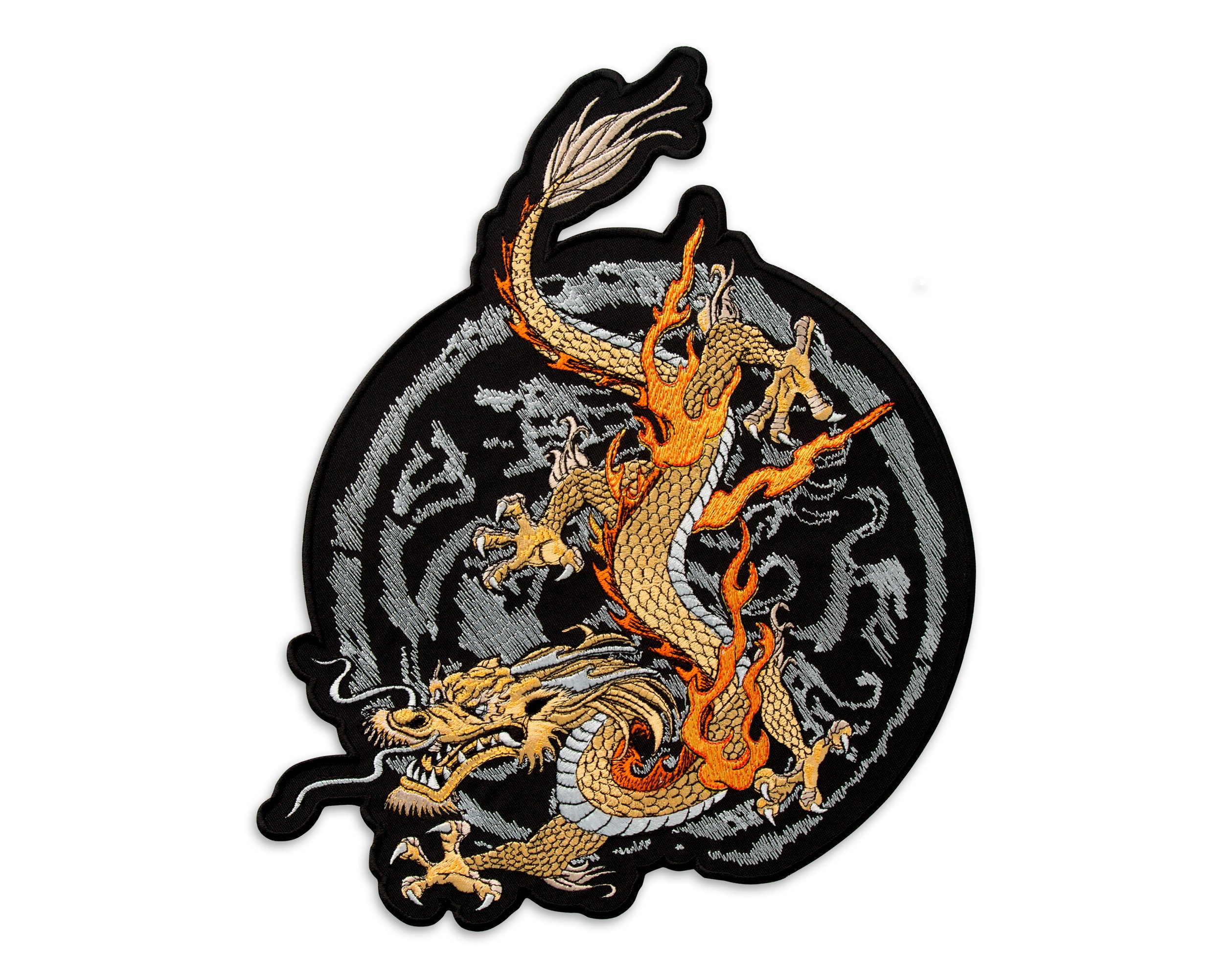 Power Dragon Back Patch Chinese Mystic Fantasy Large Emblem - Etsy