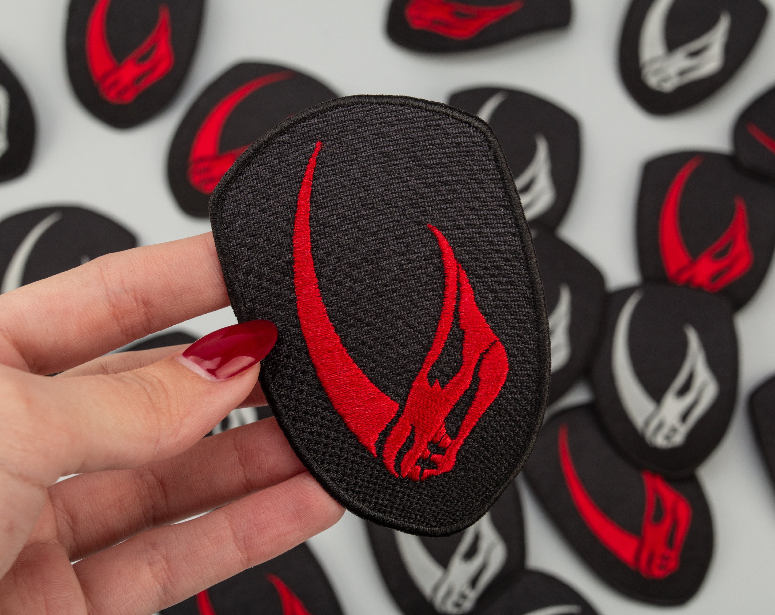 Mudhorn Skull Patch, Bounty Hunter Emblem on Shield, Star Series ...