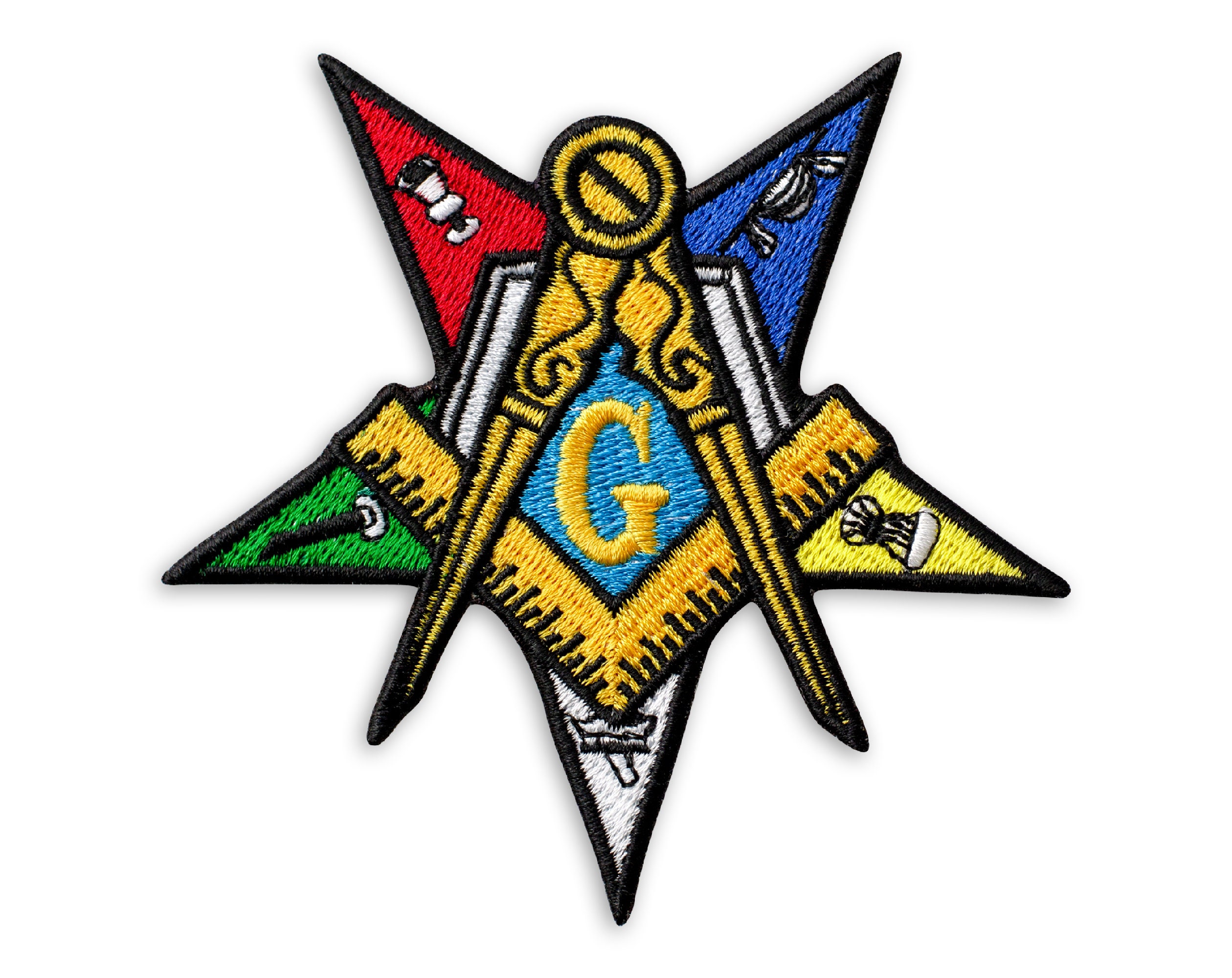 Masonic Patch Order of the Eastern Star Embroidered Mason - Etsy