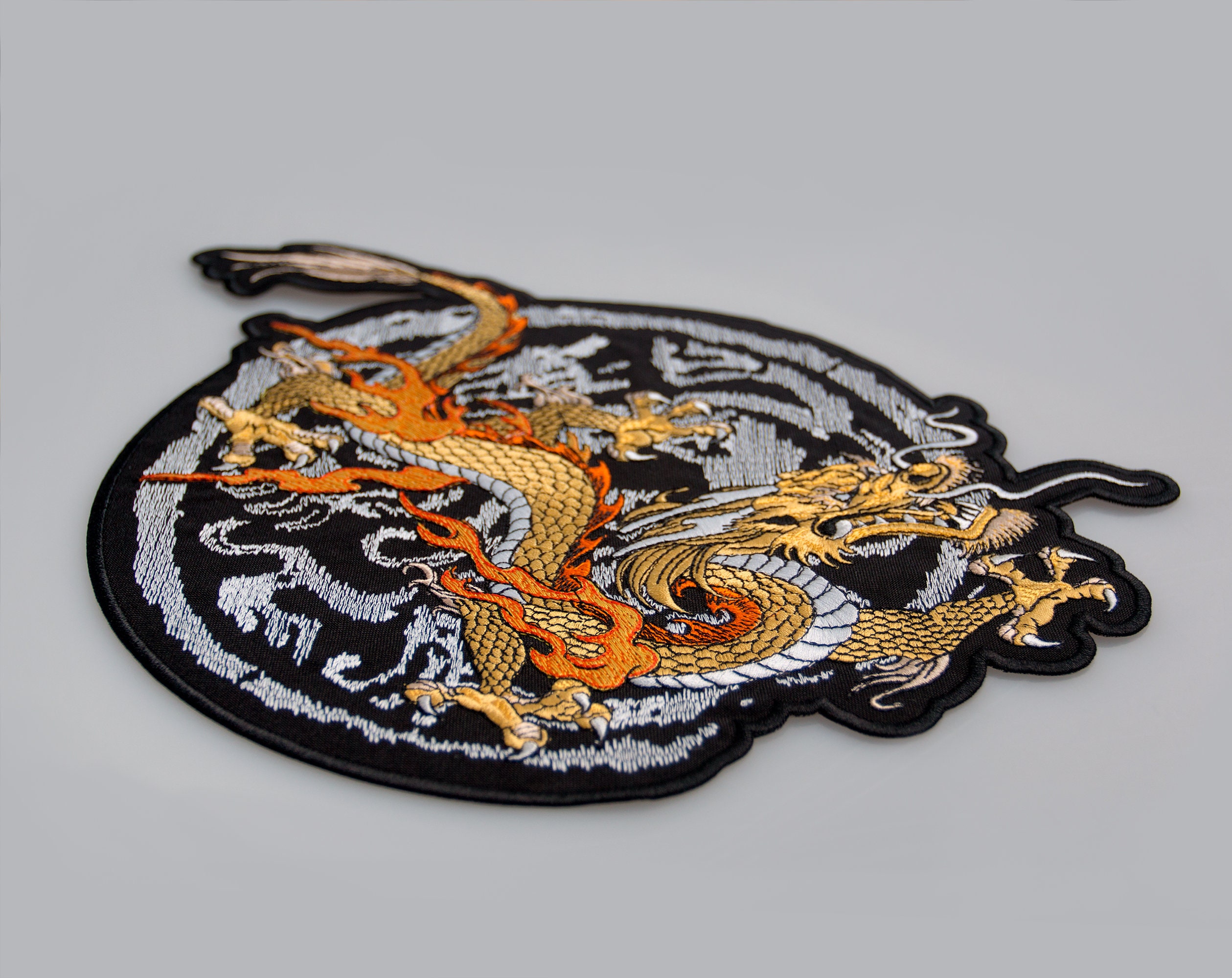 Power Dragon Back Patch Chinese Mystic Fantasy Large Emblem - Etsy