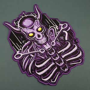 Susanoo Sasuke Skull Patch, Manga Anime, Large Embroidered Skeleton ...