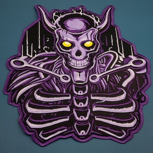 Susanoo Sasuke Skull Patch, Manga Anime, Large Embroidered Skeleton ...
