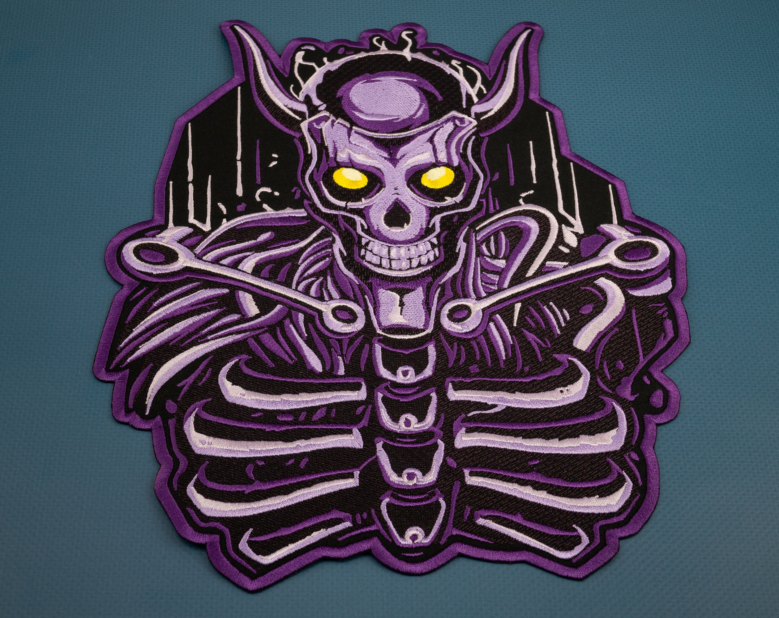 Susanoo Sasuke Skull Patch, Manga Anime, Large Embroidered Skeleton ...