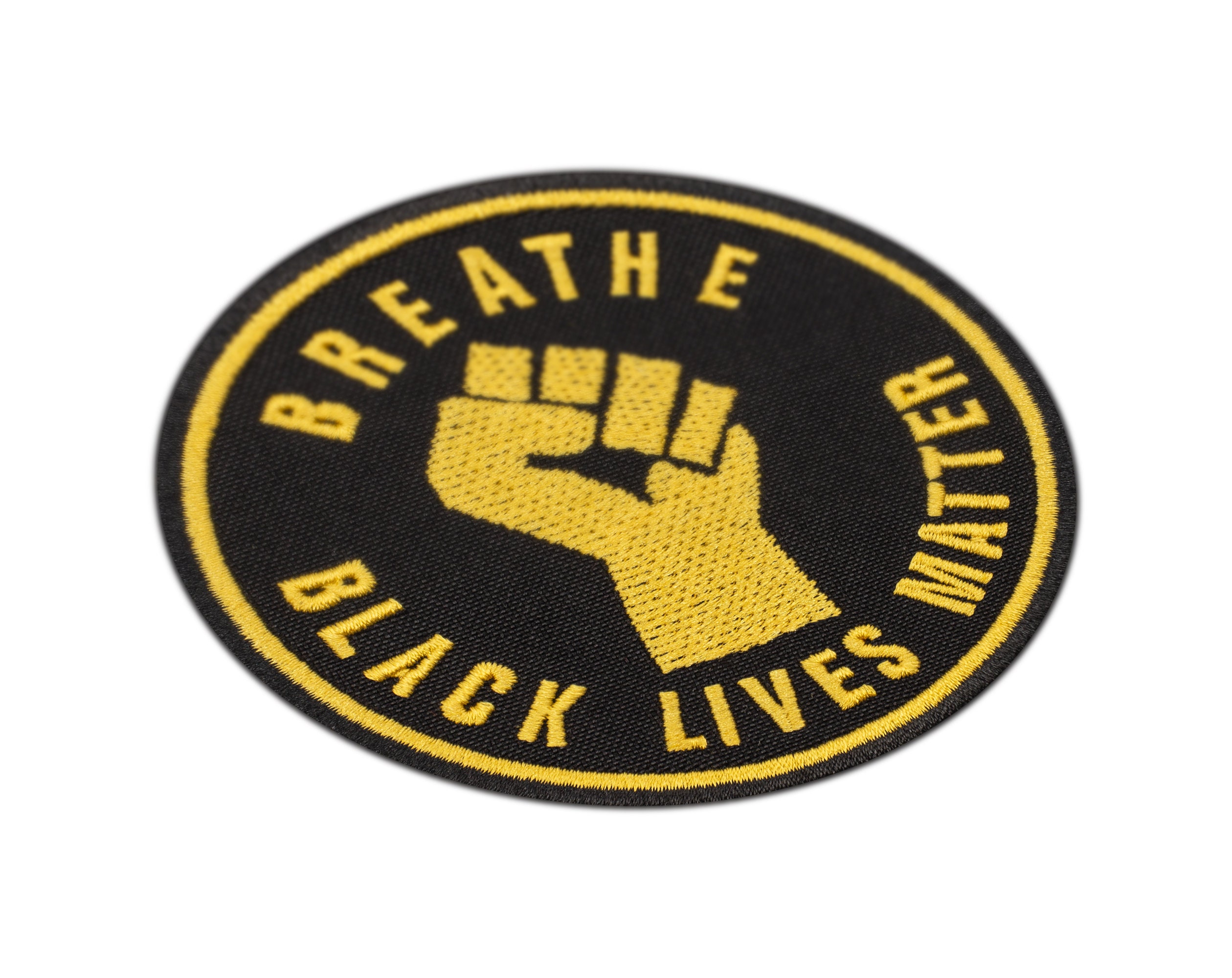 Black Lives Matter Aufnäher Rundes BLM Emblem I Can't - Etsy.de