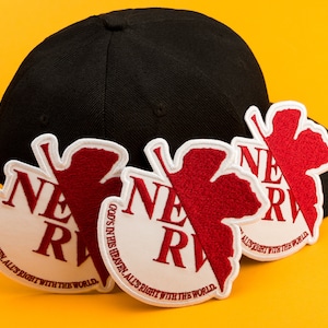 Evangelion NERV Patch, Anime Lover Gift, Embroidered Emblem Iron / Sew ...