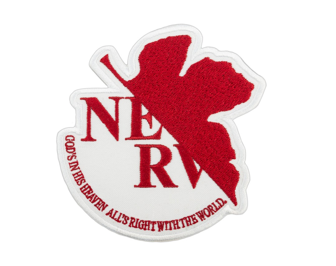 Evangelion NERV Patch, Anime Lover Gift, Embroidered Emblem Iron / Sew ...
