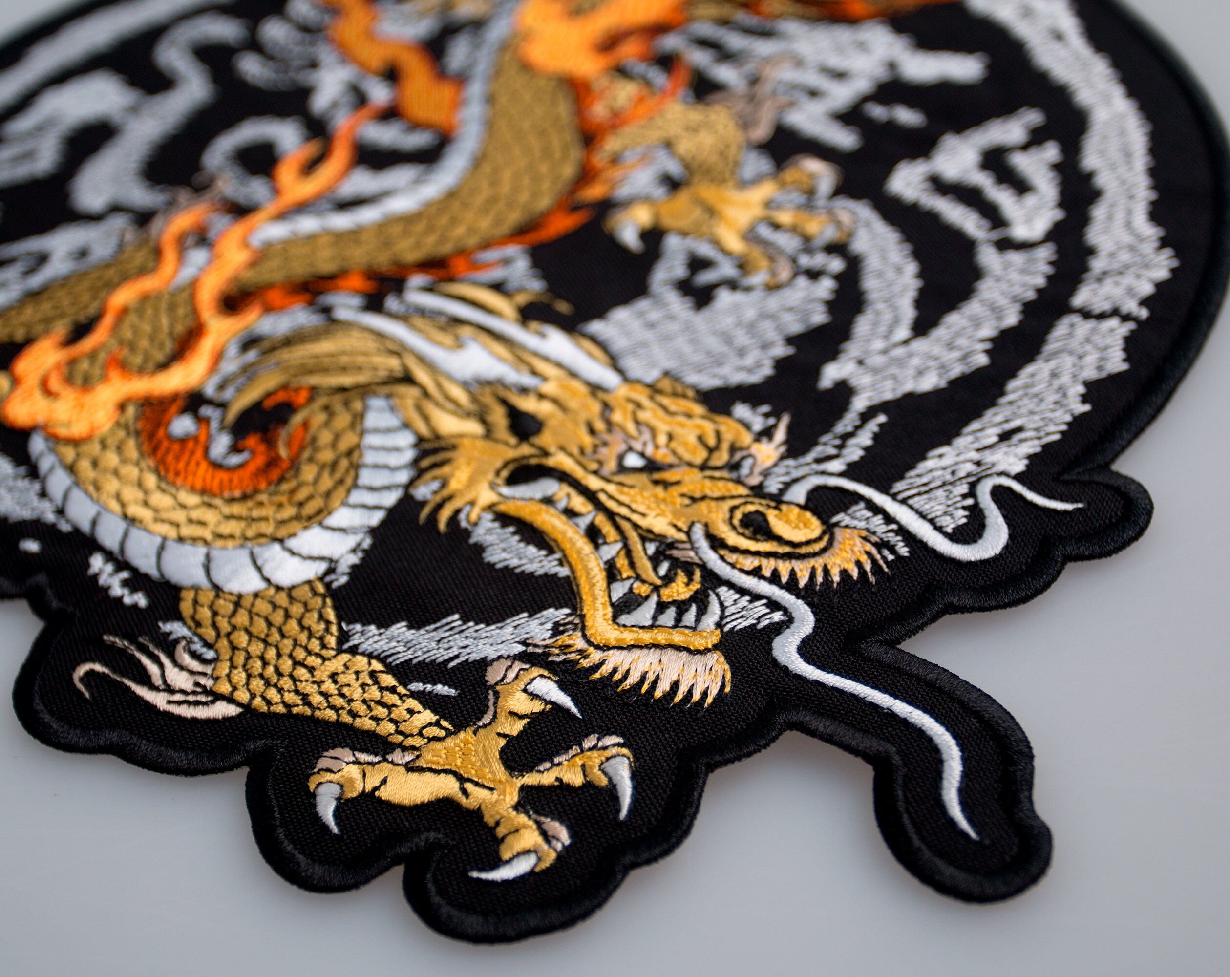 Power Dragon Back Patch Chinese Mystic Fantasy Large Emblem - Etsy