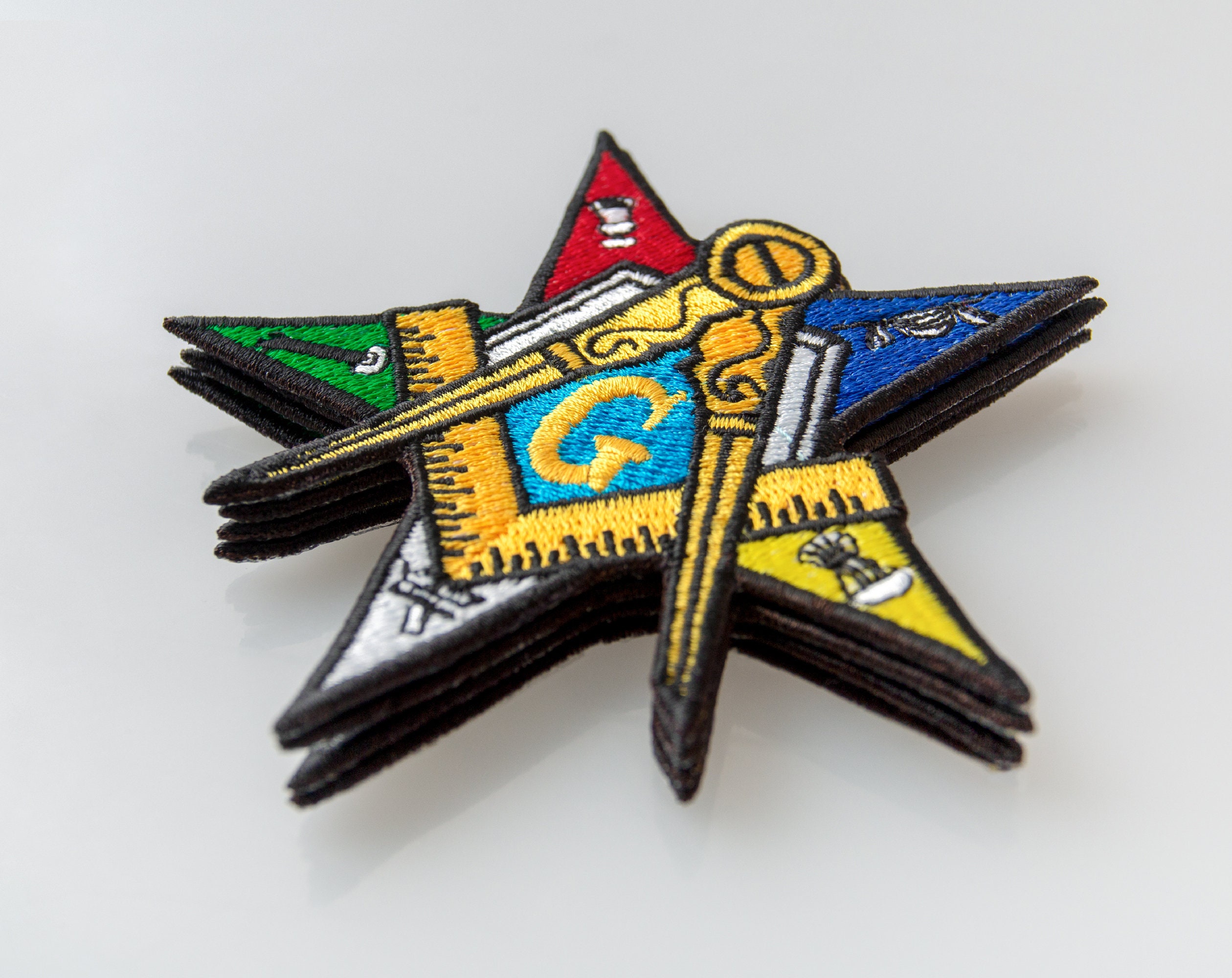 Masonic Patch Order of the Eastern Star Embroidered Mason - Etsy