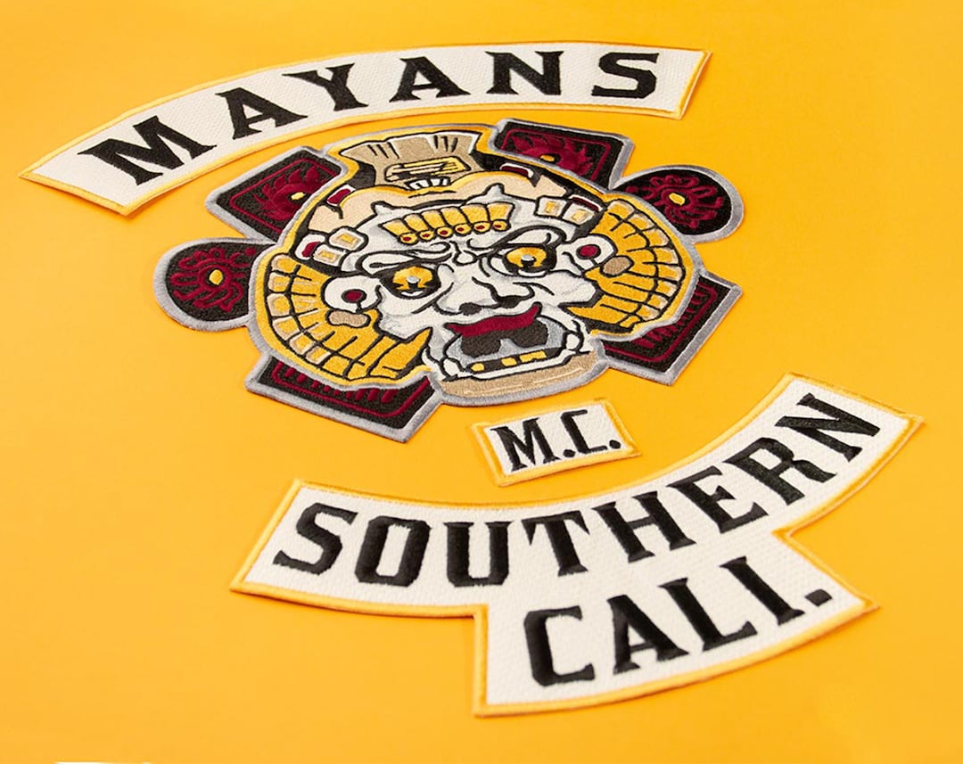 Mayans MC Large Patch, Southern Cali Biker Gang Embroidered Back Jacket ...