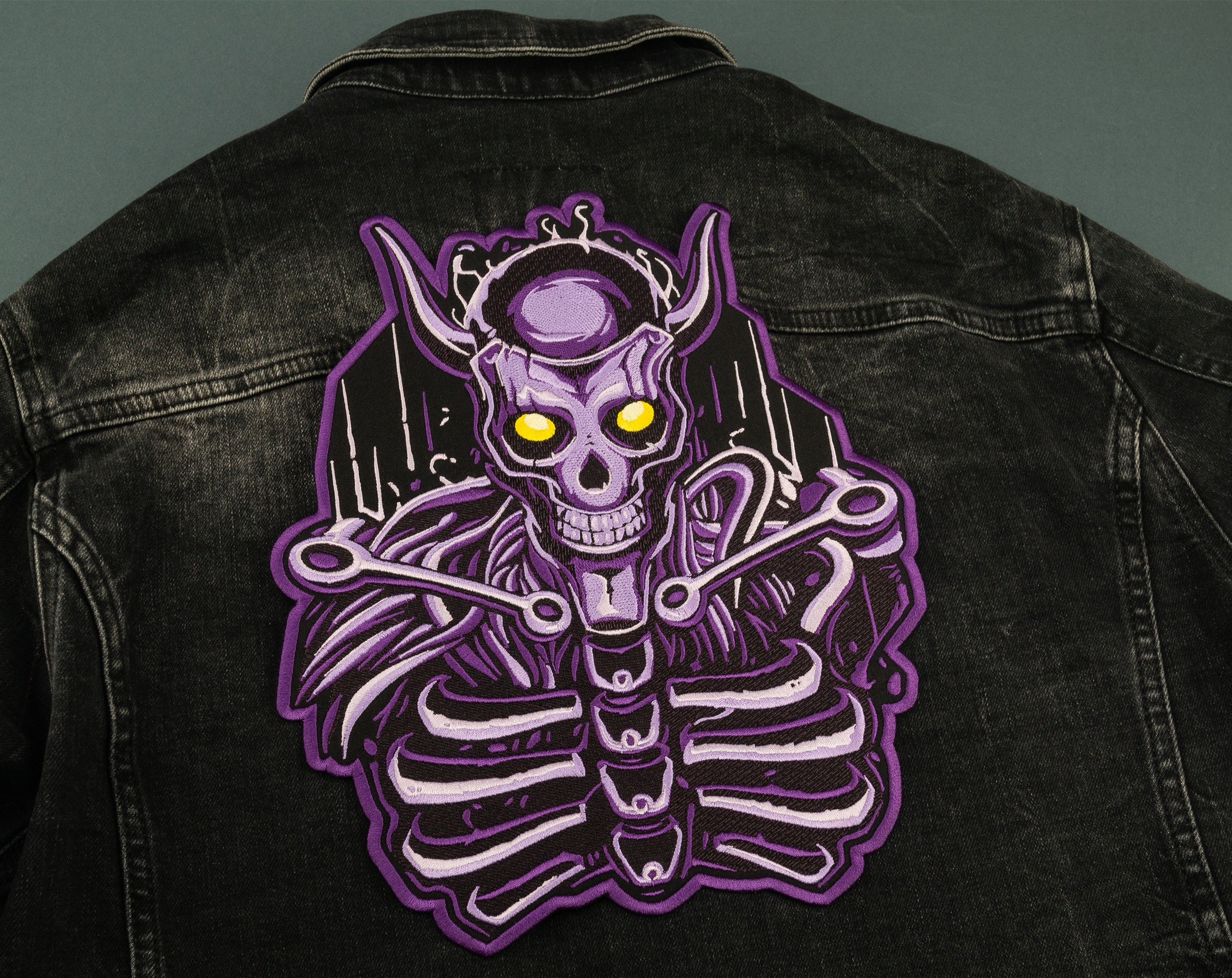 Susanoo Sasuke Skull Patch, Manga Anime, Large Embroidered Skeleton ...