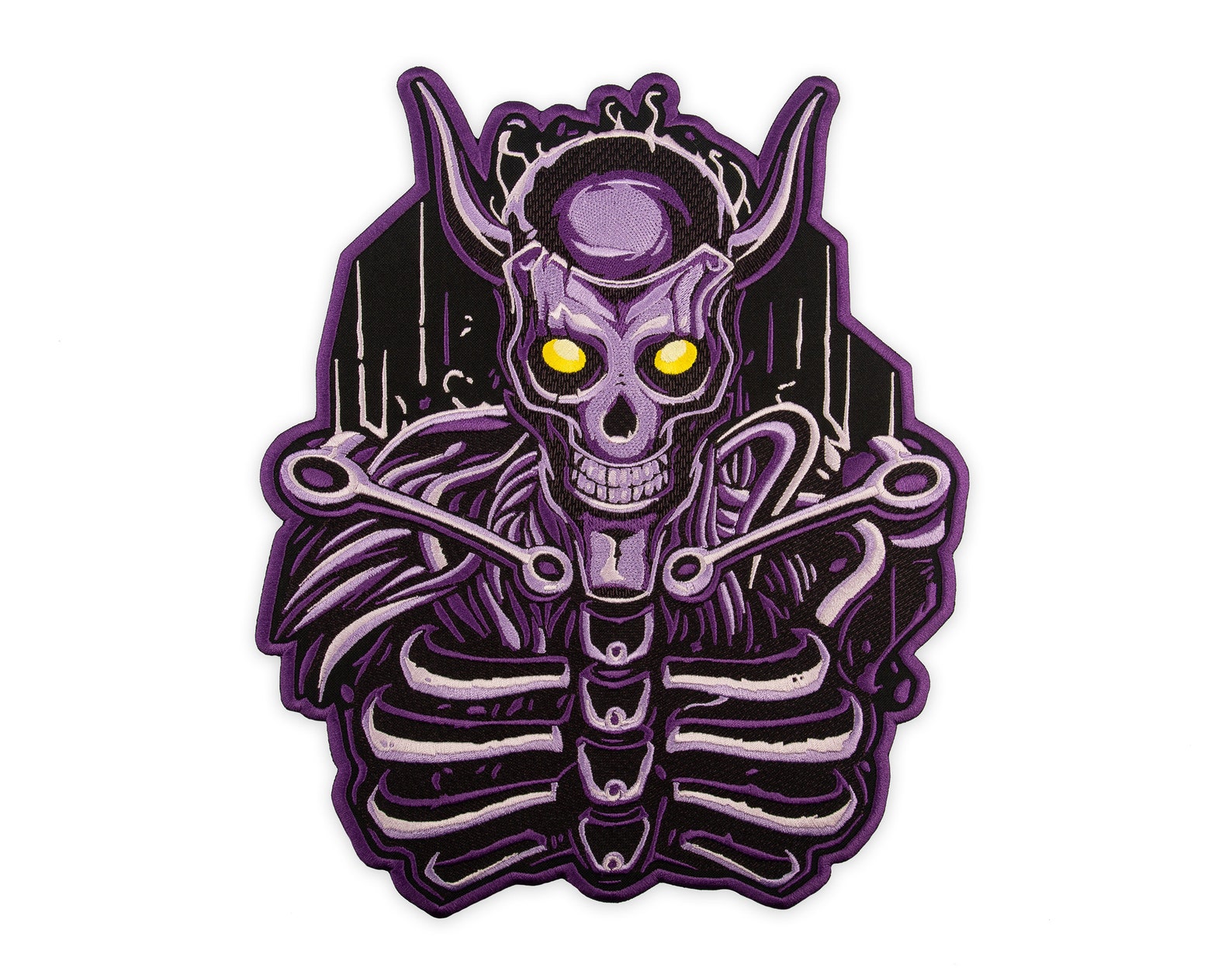 Susanoo Sasuke Skull Patch, Manga Anime, Large Embroidered Skeleton ...