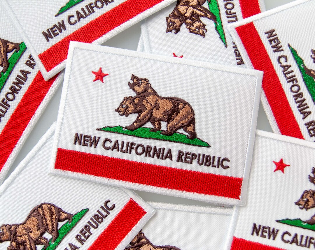 Fallout Patch New California Republic Flag Embroidered Patches Iron On ...