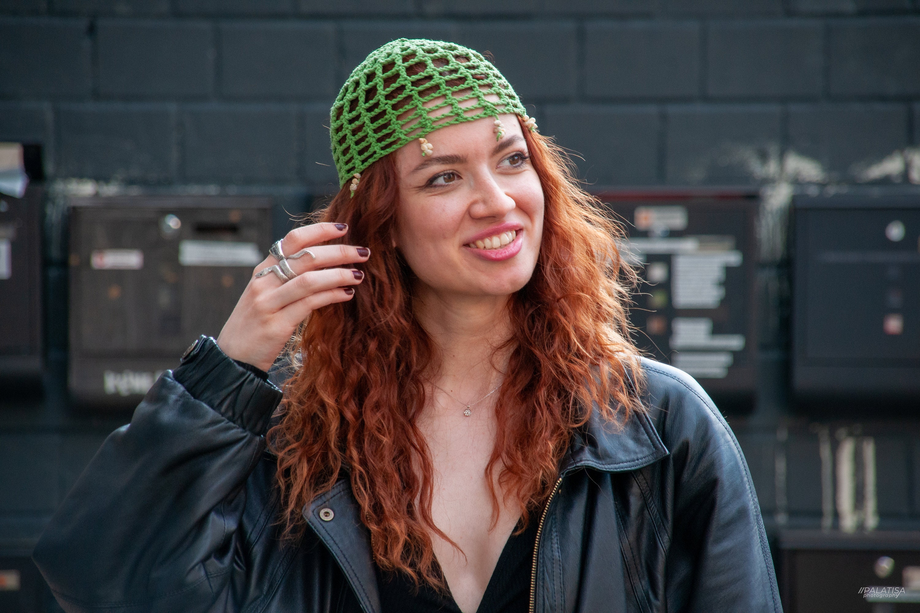 Crochet Hat Fishnet Festival Hat Green Mesh Look Y2k Hat - Etsy