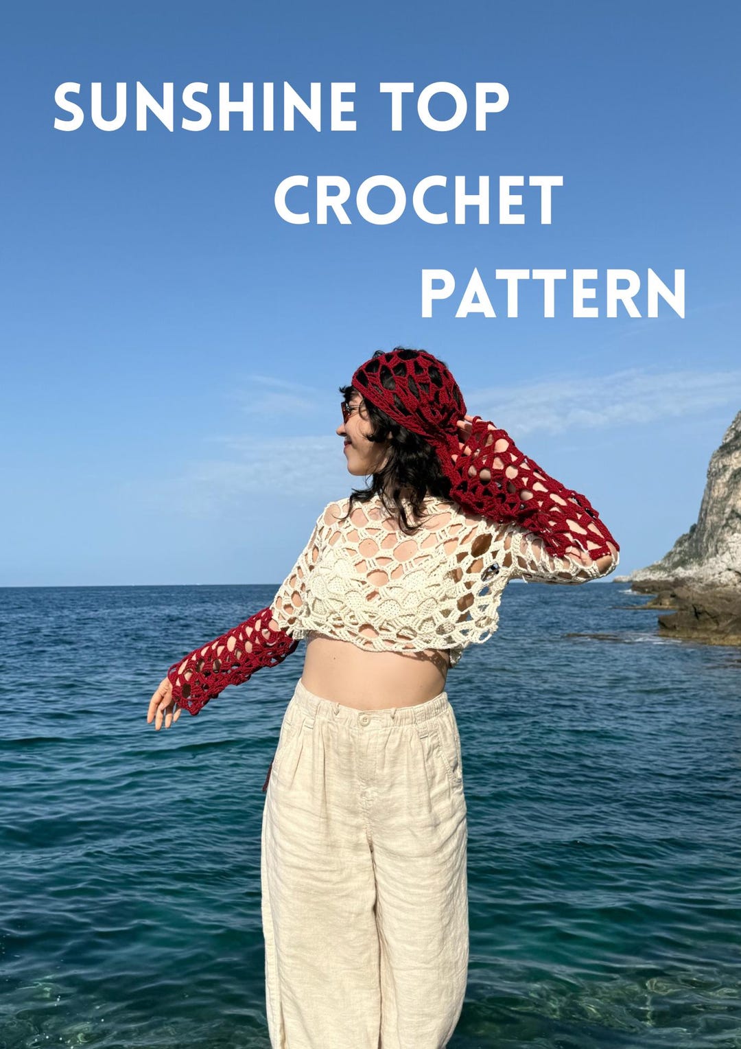 Sunshine Top Crochet Pattern - Summer Mesh Top (PDF Download) - Etsy