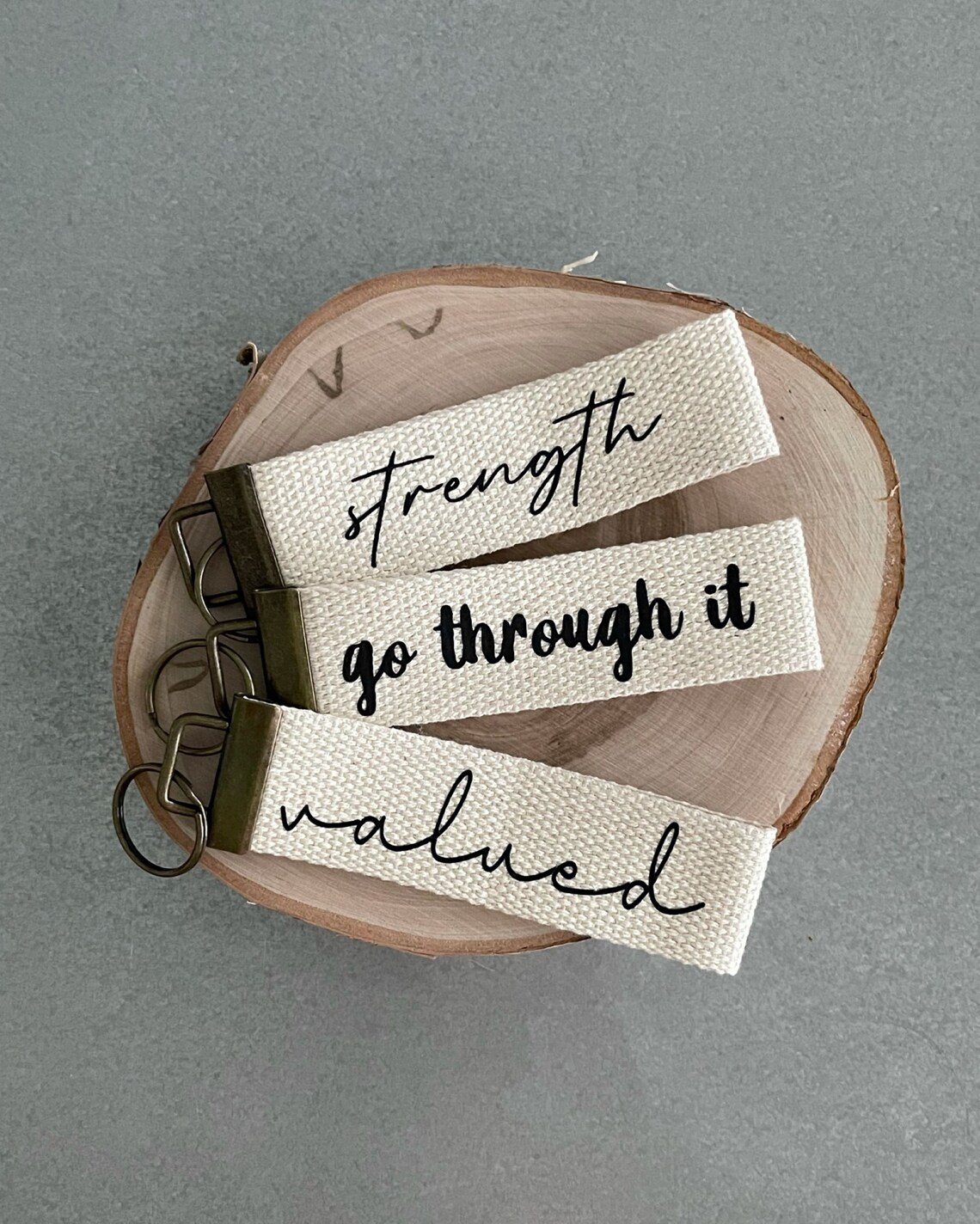 SEEK HIM Keychain Encouraging Keychain Canvas Key Wristlet - Etsy