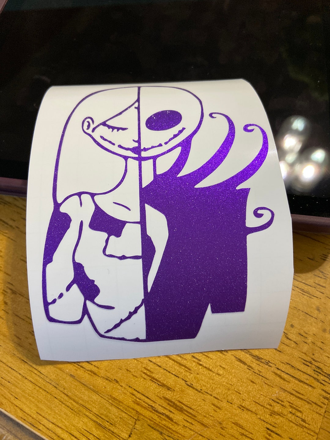Sally and Jack Skellington Decal - Etsy
