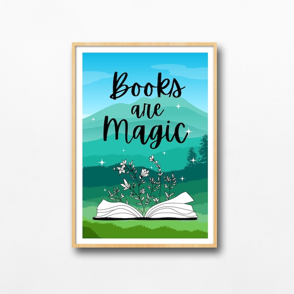 Library Art - Etsy