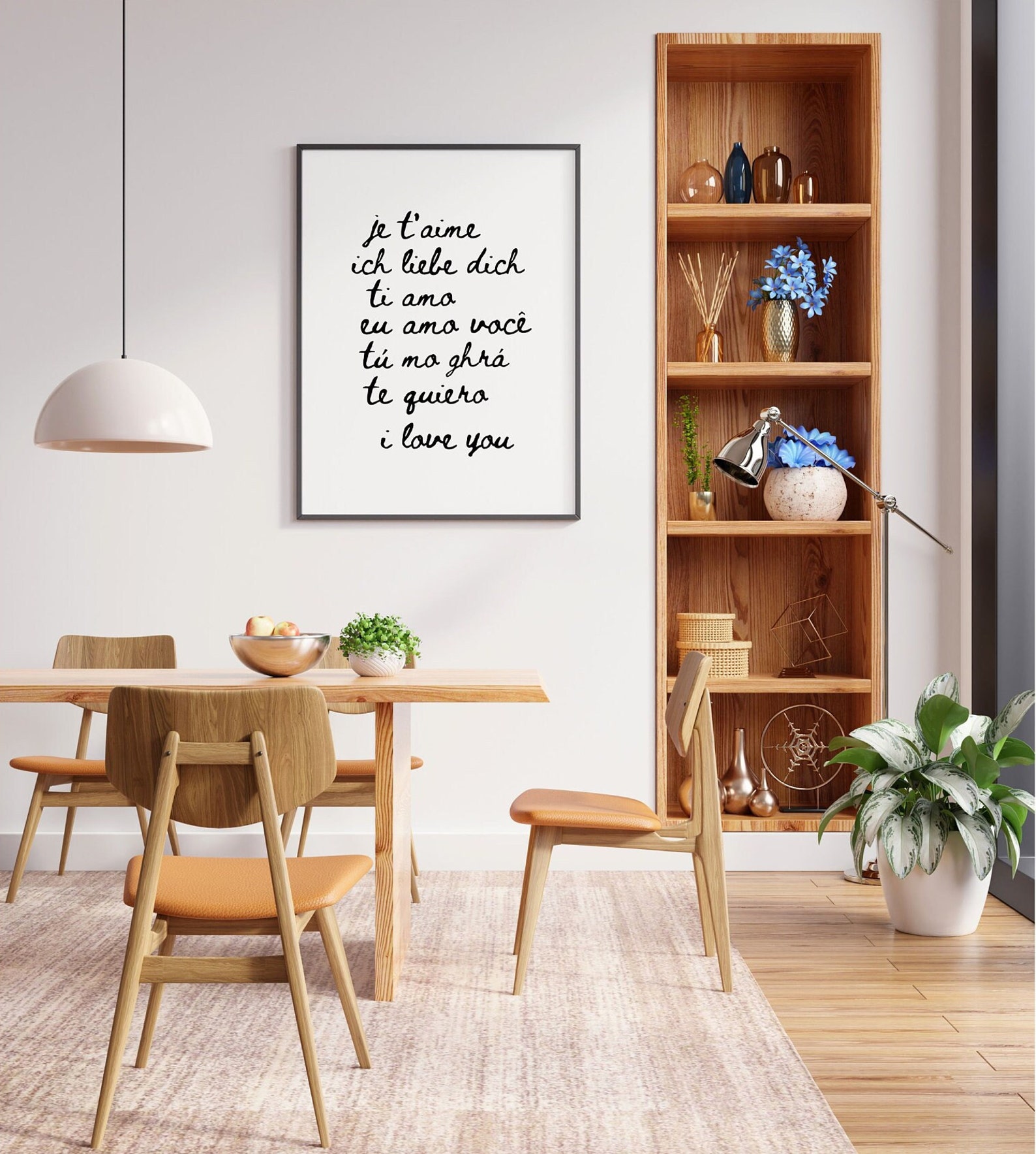 I Love You in Different Languages List Quote, Romantic Ink Cursive ...