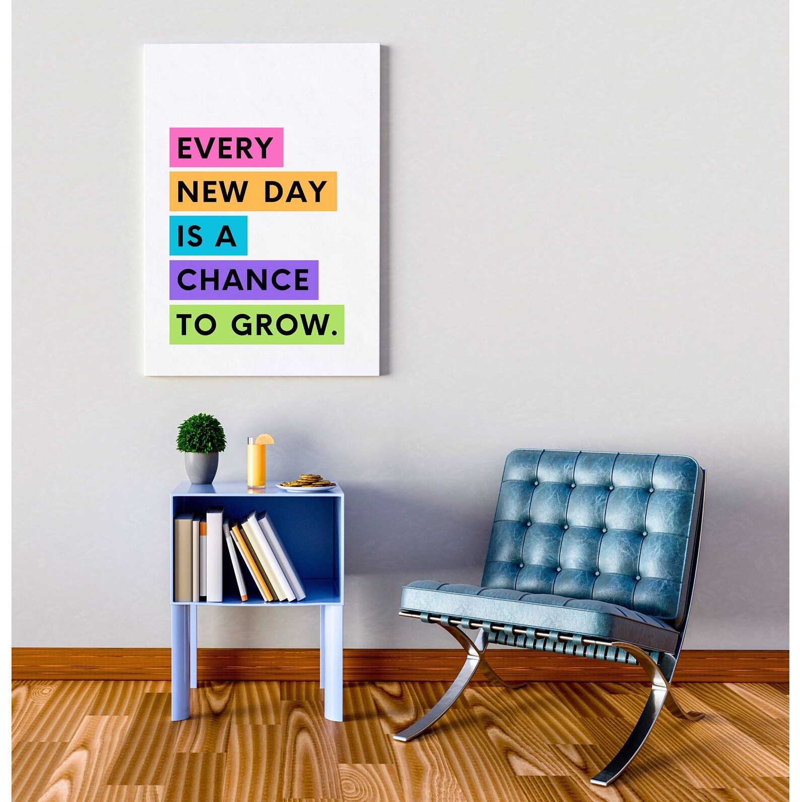 Every New Day is a Chance to Grow Quote, Bright Colorful Classroom ...
