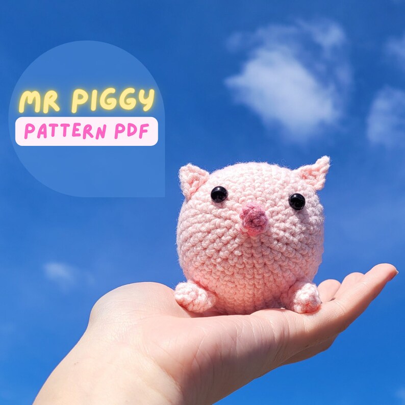 Mr Piggy Crochet Pattern - Etsy