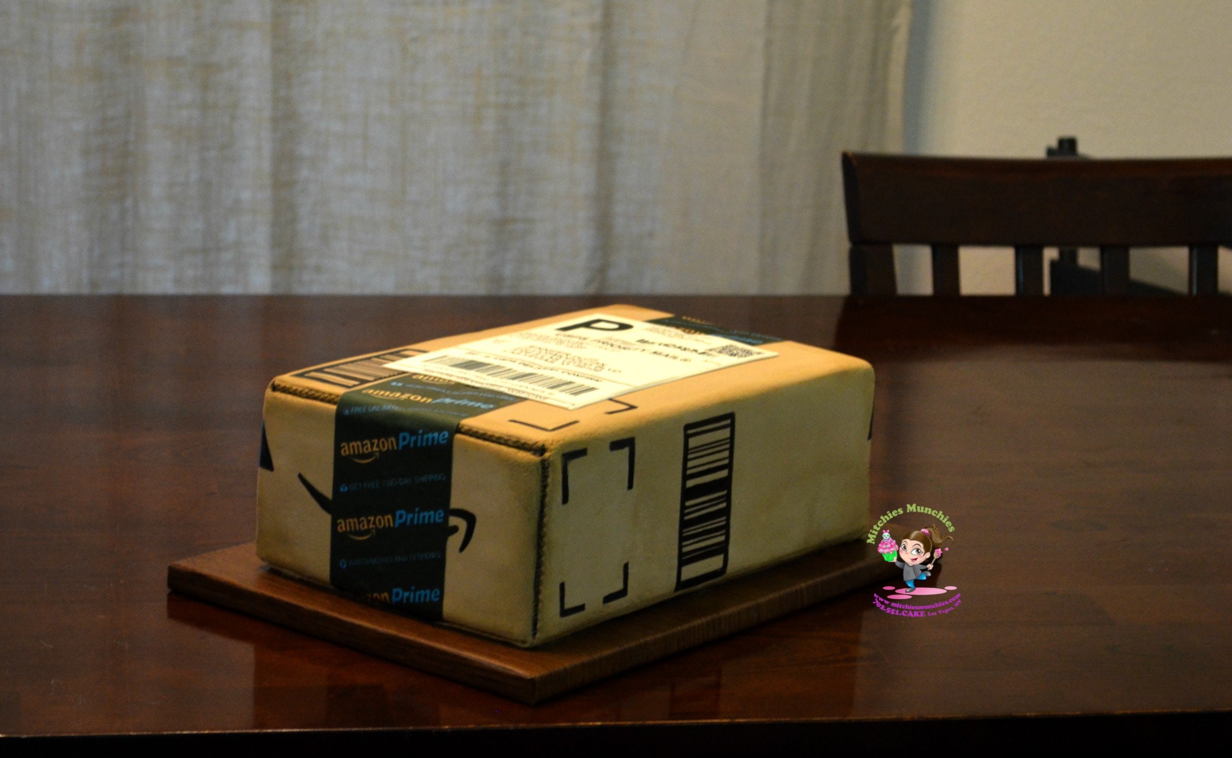 Cake Tutorial: Realistic Shipping Box Cake With Functional Labels - Etsy