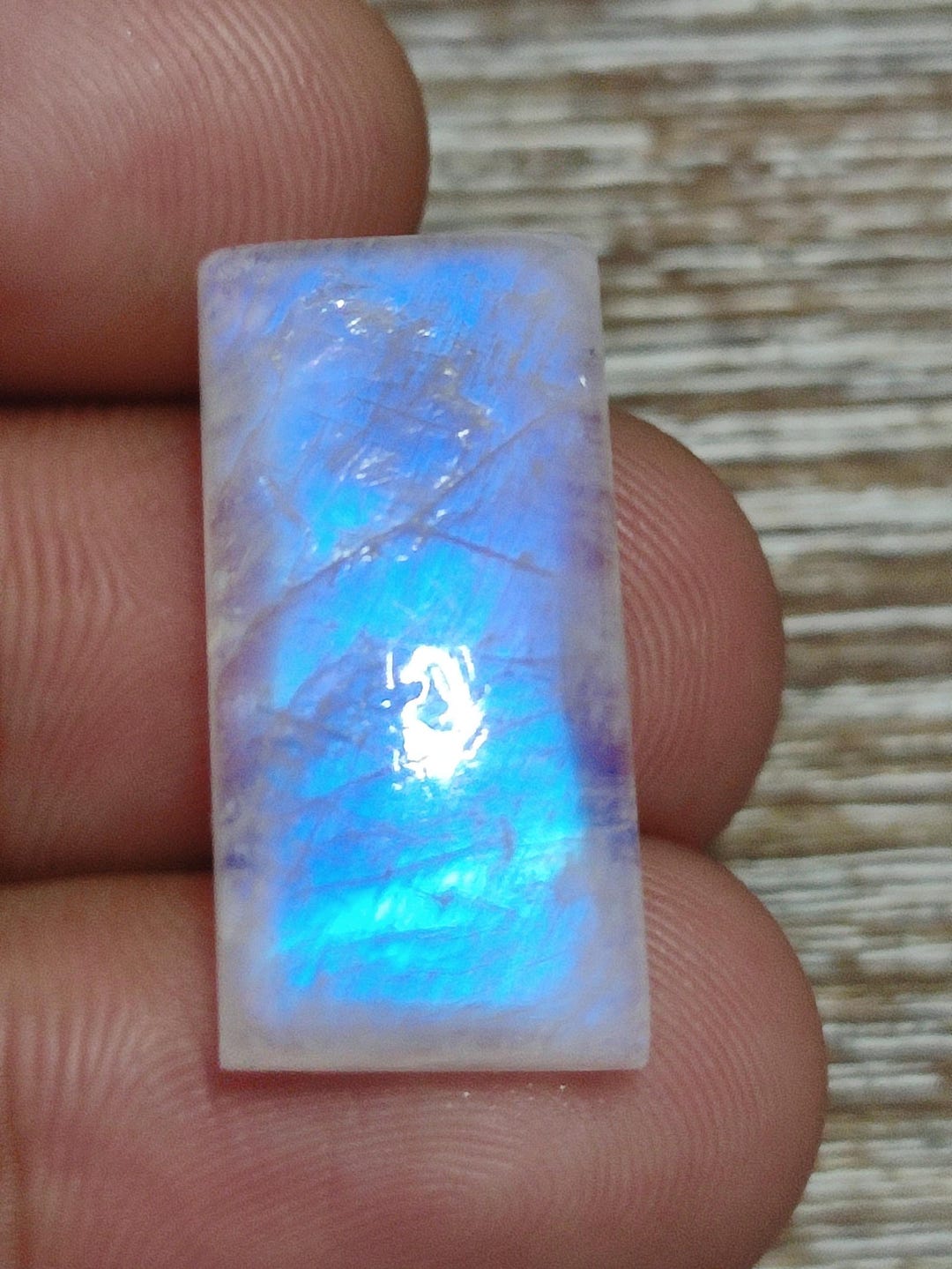 Rare Piece Natural Blue Moonstone Cabochon,unique Moonstone Cabs ...