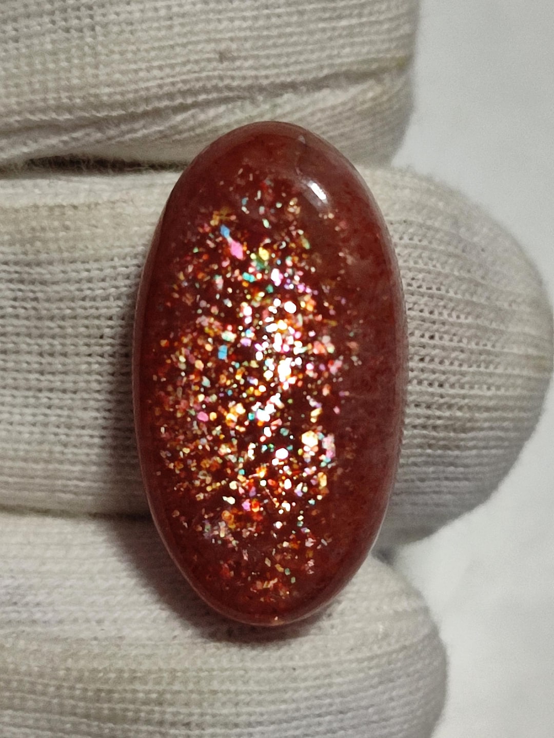 Natural Top Flashy Sunstone Cabochon,rare Piece, Smooth Polished,use ...