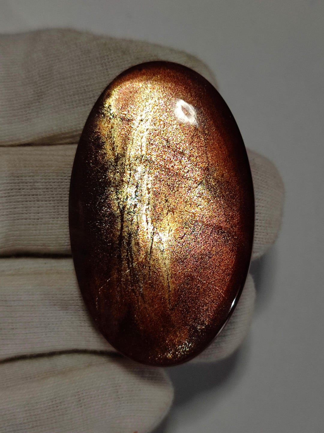 Purple Haze Sunstone || Natural Reinbow Purple Haze Sunstone Cabochon ...