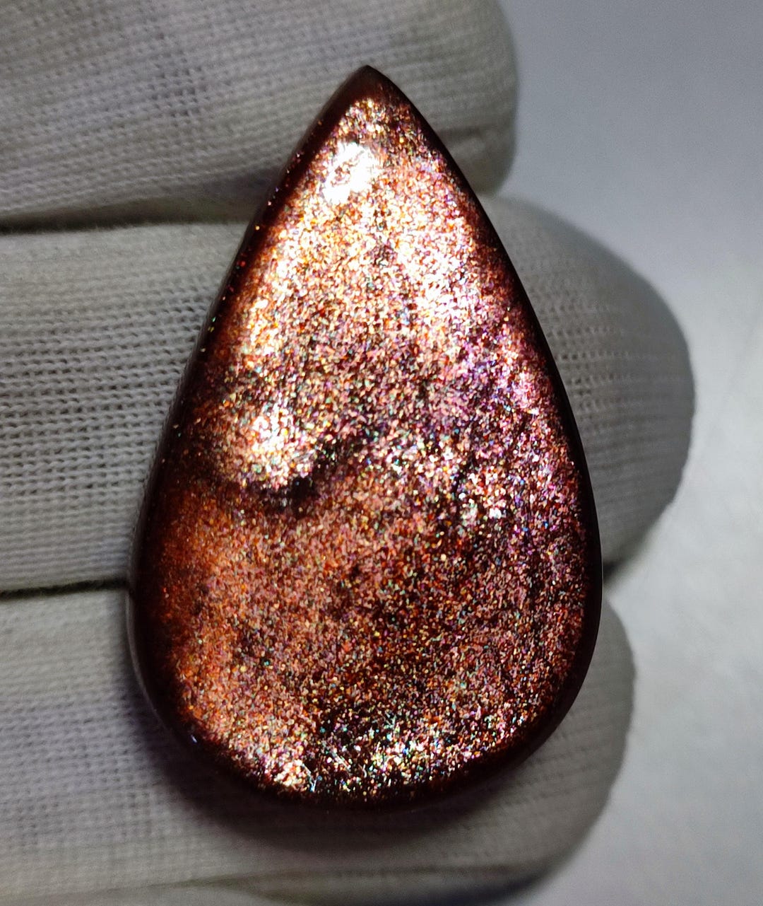Purple Haze Sunstone || Natural Purple Haze Lattice Sunstone Cabochon ...
