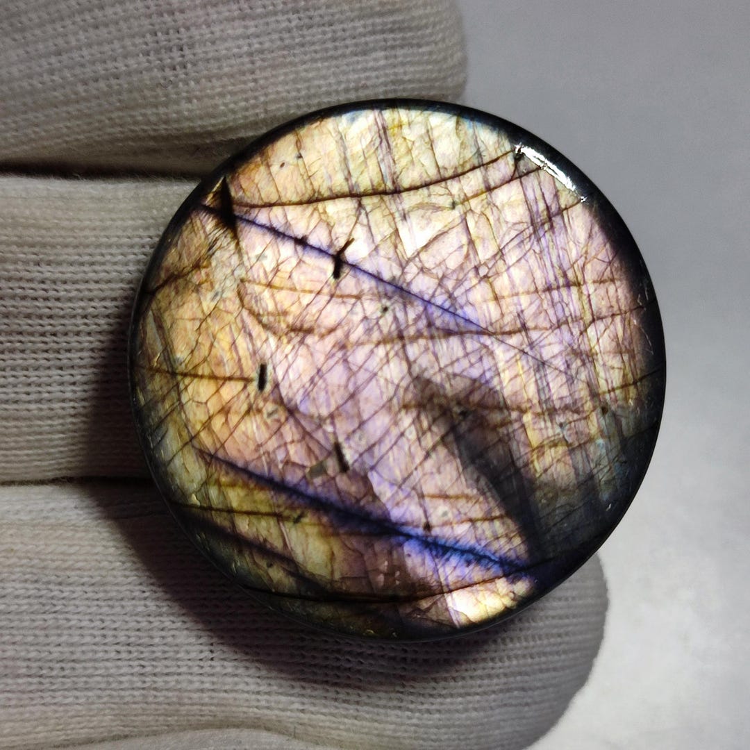 Rare Piece,natural Beutiful Brown Flashy Labradorite Cabochon, Smooth ...