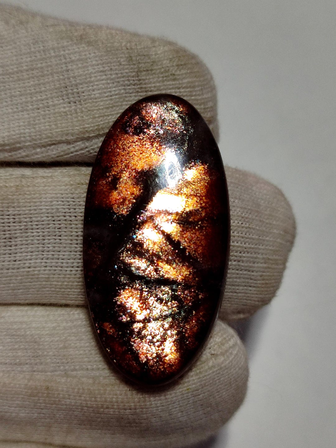 Natural Purple Haze Sunstone Cabochon,many Reinbow Star in Piece,use for Pendant,use for Gift ...