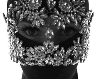 Face Jewelry Mask | Etsy