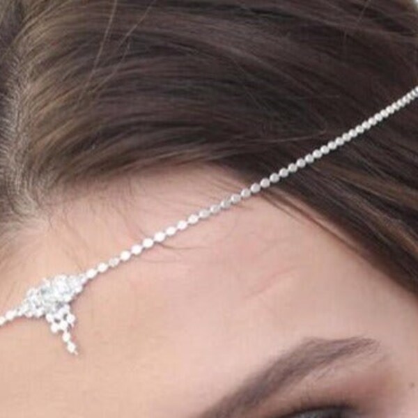 Bridal Forehead Band - Etsy