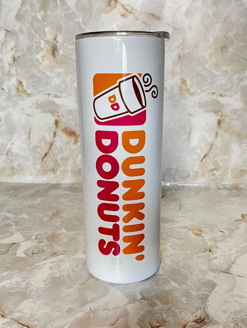 Dunkin Donuts Inspired Tumbler L 20oz Hot Cold Tumbler L - Etsy