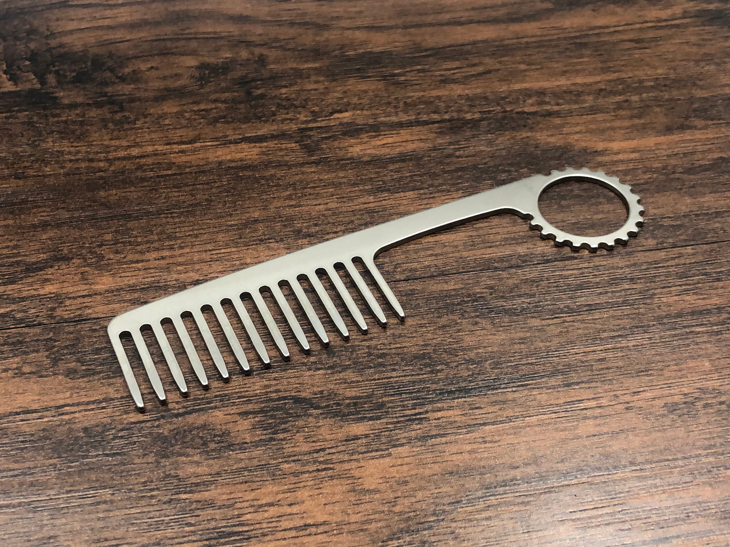 Metal Beard Comb, Stainless Steel, EDC, Hair Comb - Etsy