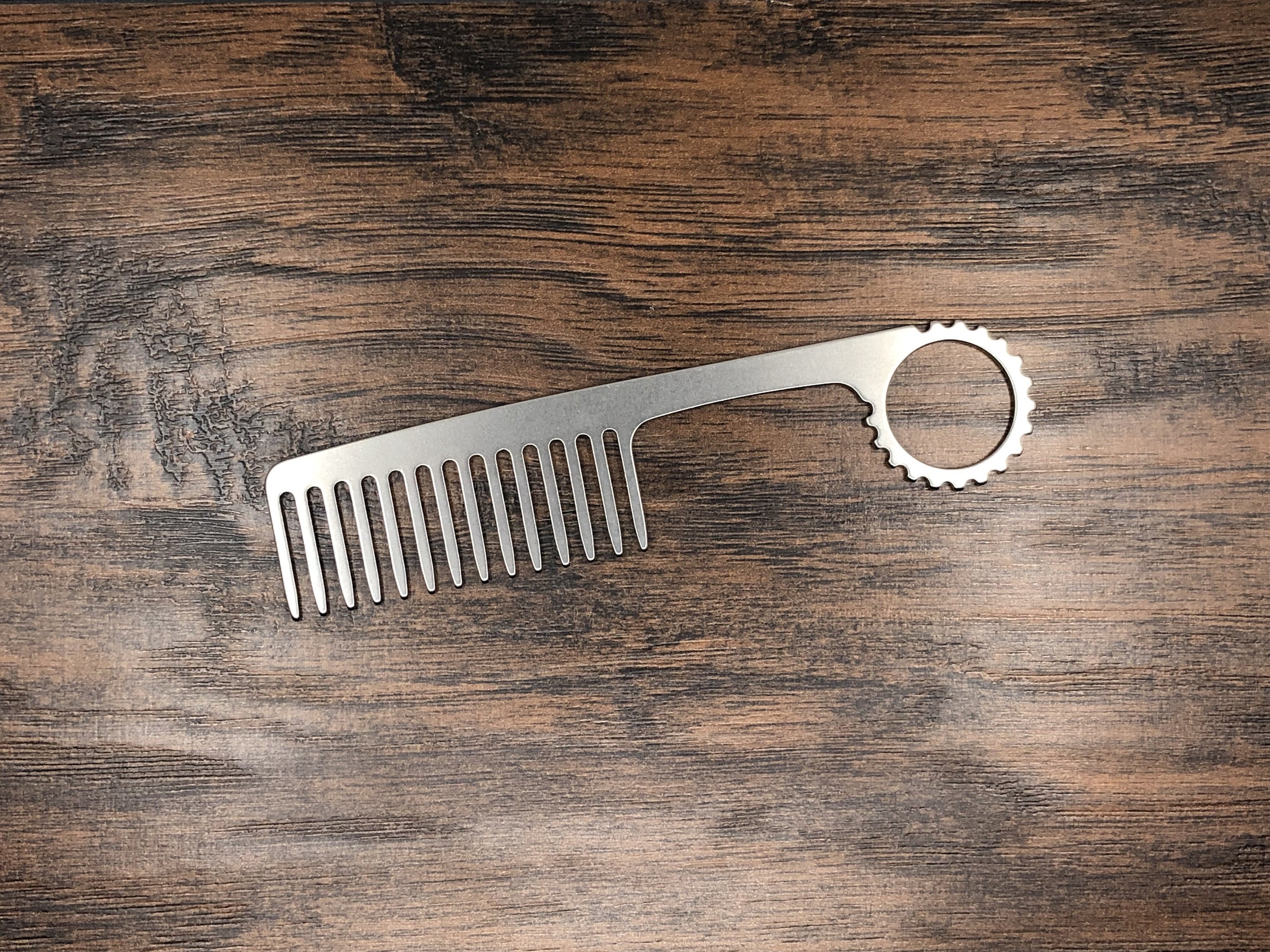Metal Beard Comb, Stainless Steel, EDC, Hair Comb - Etsy