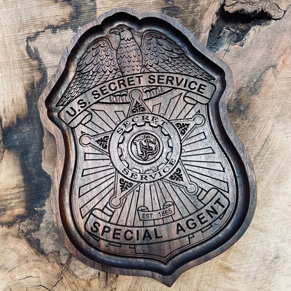 Secret Service Badge - Etsy